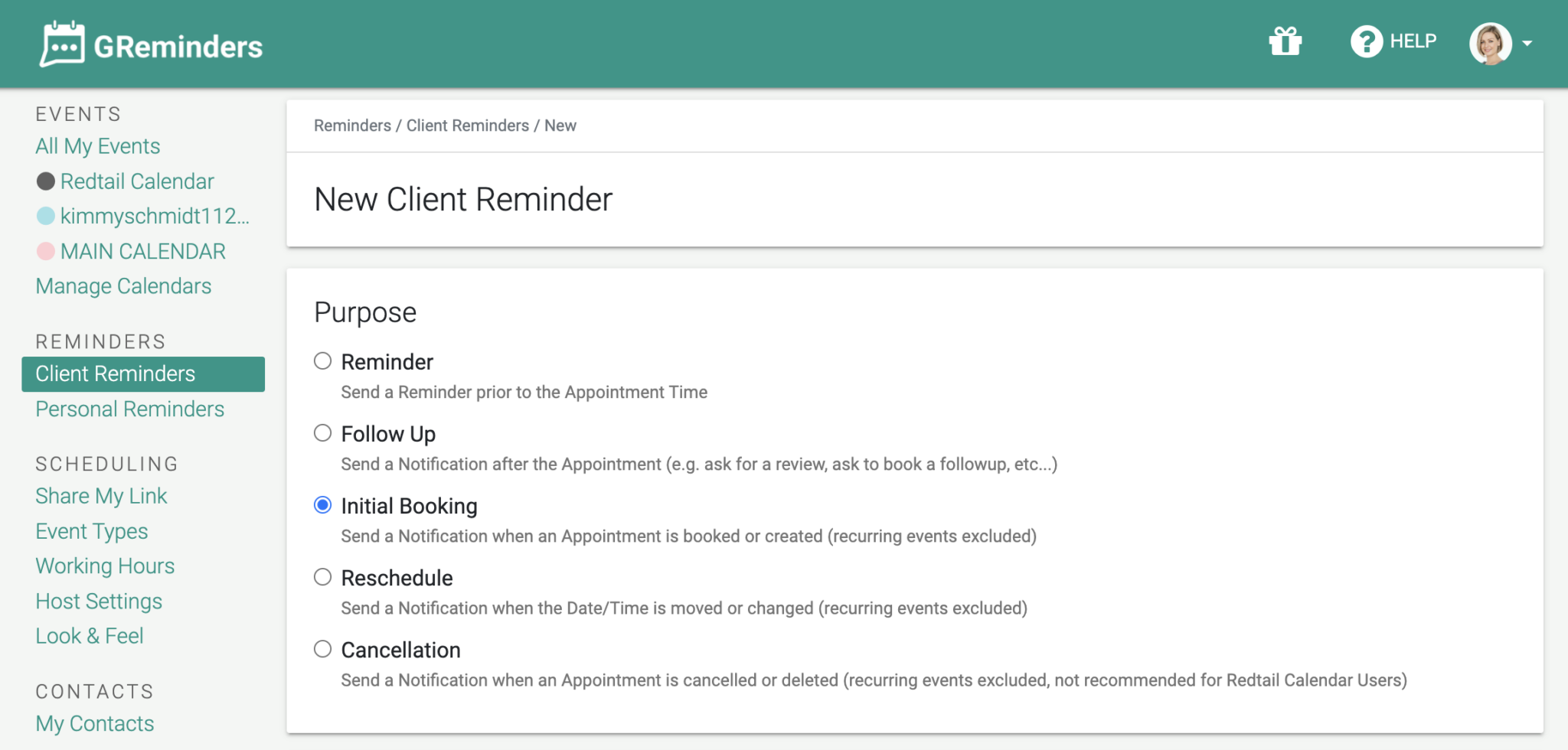 Redtail Appointment Notifications | GReminders